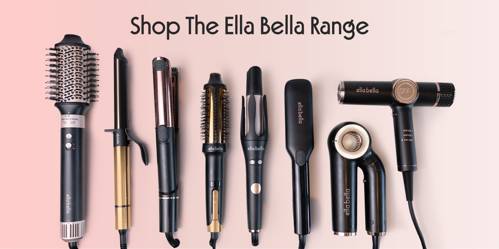 ELLA BELLA – Professional Ion Hair Dryer (with Diffuser) • Suitable for ...